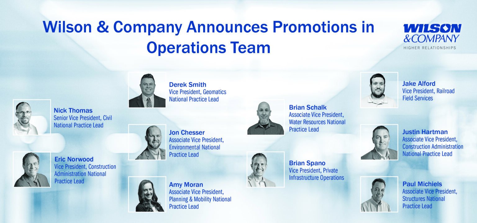 Wilson & Company Announces Promotions in Operations Team - Wilson & Company