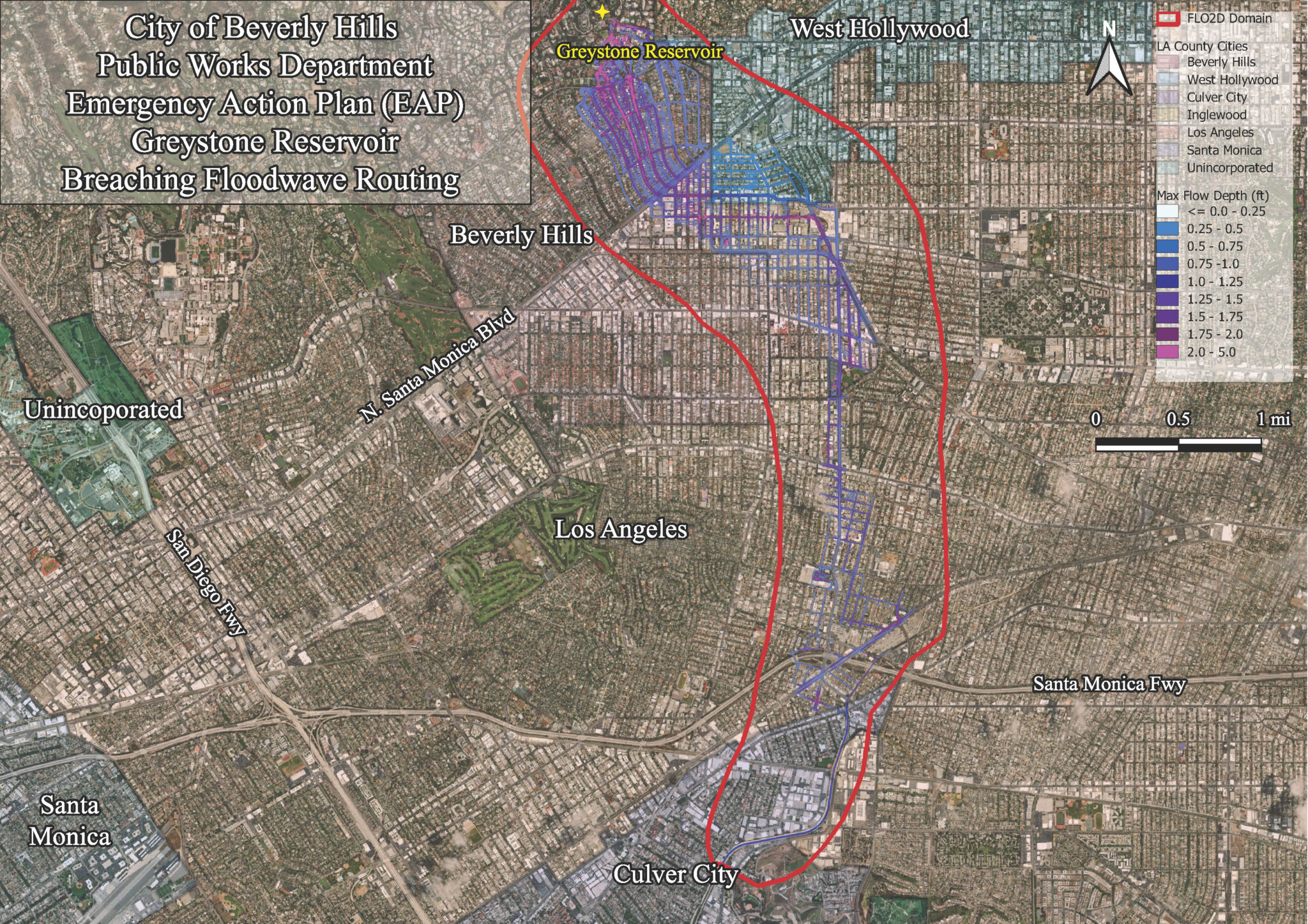 Greystone Reservoir Dam Failure Analysis/Map | Water